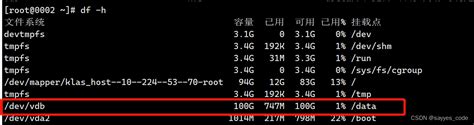 Linux磁盘挂载linux挂载存储 Csdn博客