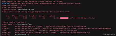 手把手教你用yolov5 V62 训练分类模型 基于《kaggle猫狗大战》案例yolov5分类模型 Csdn博客