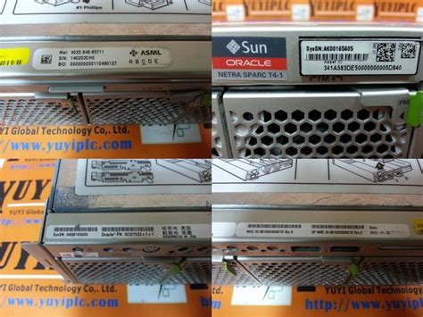 Sun Netra Sparc T4 1 Oracle Servers Hz Processor 裕益科技自動化設備可程式編碼器plc分散