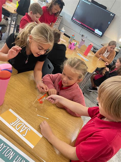 3rd Graders Dive Into Stem With Fun Hands On Projects Norwalk Catholic