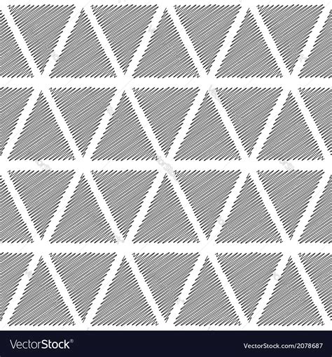 Design Seamless Triangular Geometric Pattern Vector Image