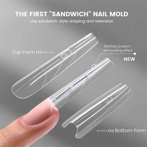 Yokefellow Dual Nail Forms Perfect For Coffin Sandwich