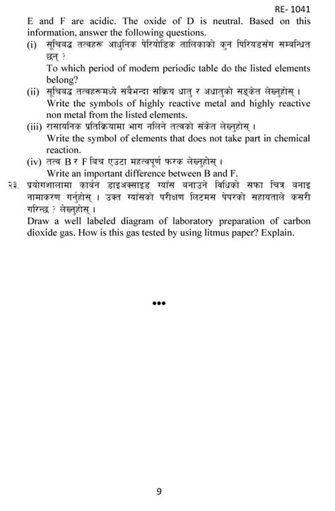 See 2080 2024 Science And Technology Set 2 Model Sample Questions