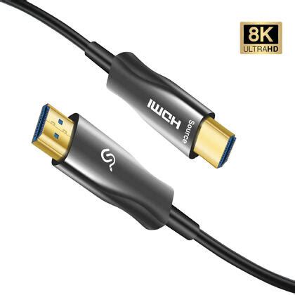 M Fiber Optic HDMI Cable Ultra HD K High Speed Gbps