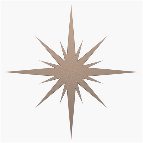 星星 3d模型 9 3ds C4d Dae X Dxf Fbx Obj Stl Wrl Free3d