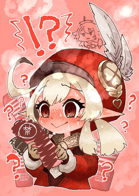 Klee And Paimon Genshin Impact Drawn By Shimadedonpachisurumei