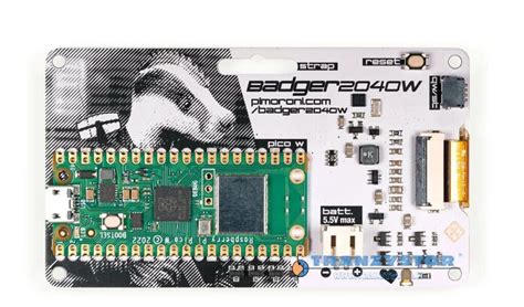 Pimoroni S Badger 2040W Kompaktowy EPaper Tranzystor Pl Vortal Elektroniczny