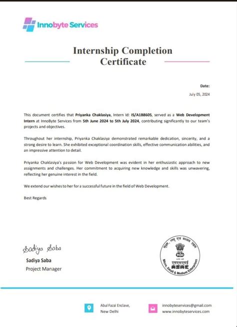 Priyanka Chaklasiya On Linkedin Webdevelopment Internship