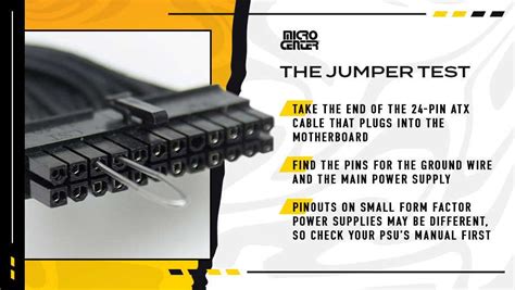 Psu Connector Pinout Chart Find The Correct Pin Configuration For Power Supply Units