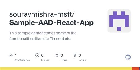 Github Souravmishra Msft Sample Aad React App This Sample Demonstrates Some Of The