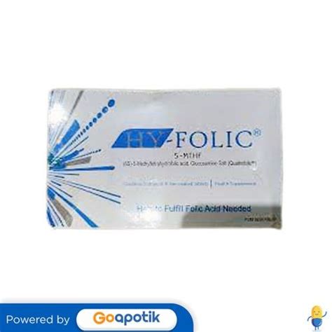 Jual Hy Folic 5 Mthf Box 30 Tablet Shopee Indonesia