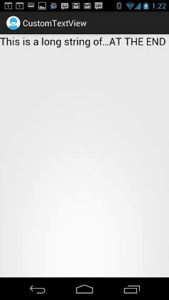 Android Ellipsize Only A Section In A Textview Stack Overflow