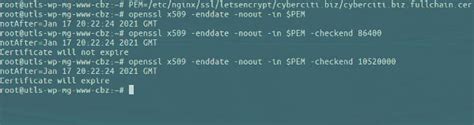 how to check tls ssl certificate expiration date from linux cli nixcraft