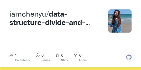 Github Iamchenyudata Structure Divide And Conquer