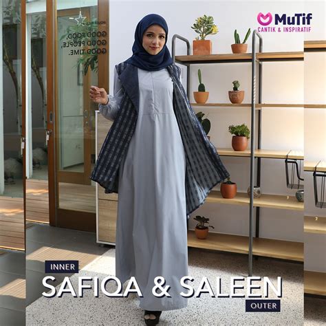 Koleksi Mutif Terbaru Gamis Safiqa