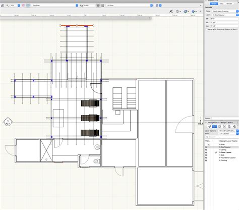 Overhead Elements As Dashed Lines Architecture Vectorworks