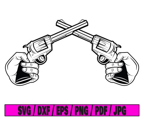 Revolver Svg Handgun Svg Pistols Svg Pistol Svg Etsy