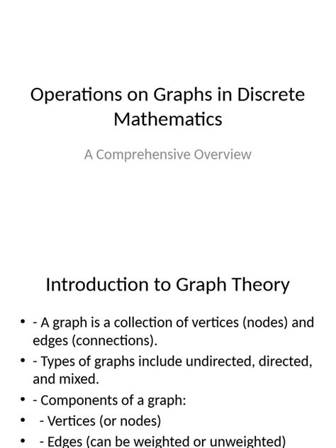 Operations On Graphs With References Pdf