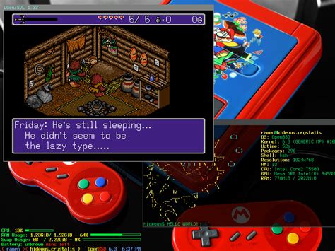 Openbsd 63 Retro Gaming Station With A Microsoft Sidewinder Gamepad