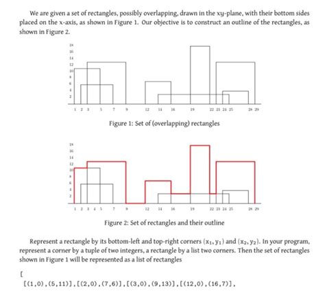 We Are Given A Set Of Rectangles Possibly
