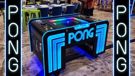 Pong Atari Arcade Game Cocktail Hour Entertainment
