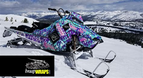 2015 2016 2017 2018 Polaris Axys Rmk Graphics Kit Deco Sled Wrap Decals