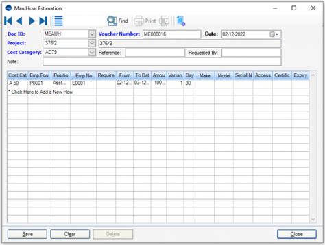 Man Hr Estimation My WordPress