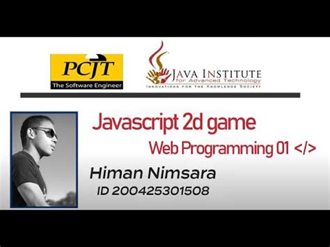 Java Script 2d Game Project YouTube