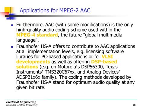 Ppt Introduction Of Mpeg 2 Aac Audio Coding Powerpoint Presentation Free Download Id4255874
