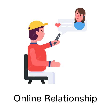 Premium Vector Cute Flat Icon Depicting Couple Love