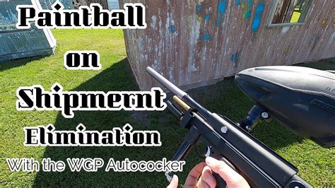 Paintball On Shipment Feat The Wgp Autococker Youtube