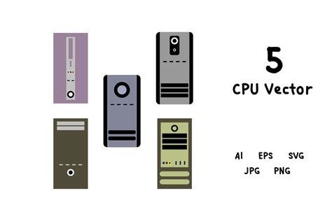 Cpu Vector Graphic By Zia Studio · Creative Fabrica