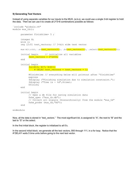 Lab3 Testbench Tutorial 1 PDF Programming Languages Computing