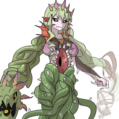 Hydramon Digimon Highres Claws Dragon Personification Plant