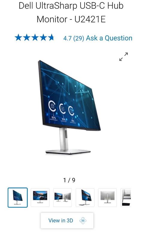Dell Ultrasharp Usb C Hub Monitor U2421e Computers And Tech Parts
