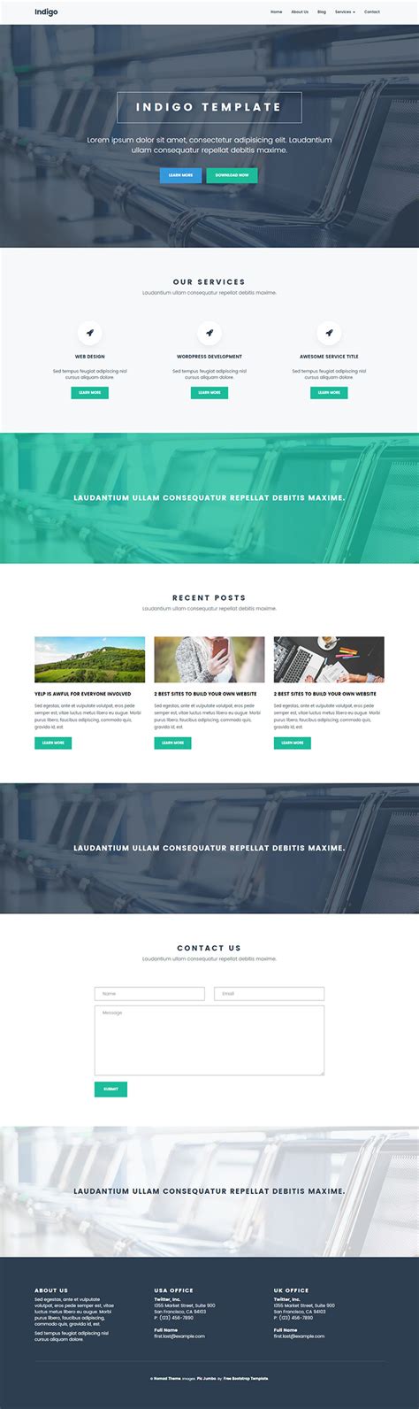 Free Premiumtemplateshop Website Template Free Website Templates