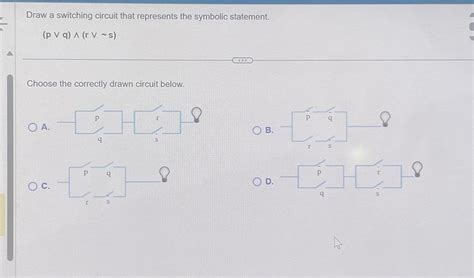 Answered Draw A Switching Circuit That… Bartleby