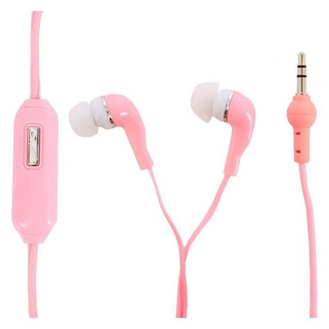 Mini Fone De Ouvido Silicone Unissex Com Microfone De Mar O Online Tamanho U Cor Rosa Claro