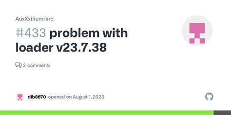 Problem With Loader V23738 · Issue 433 · Auxxxiliumarc · Github