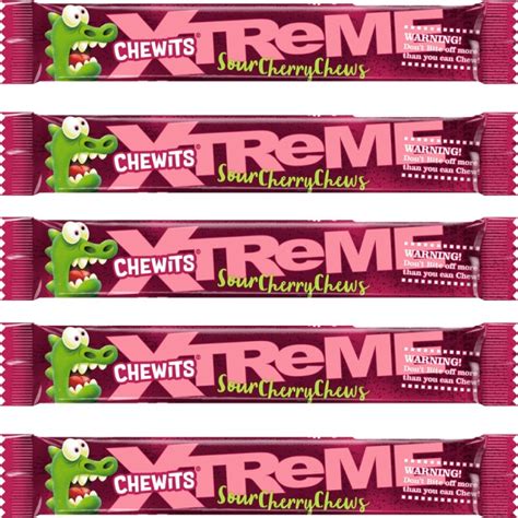 Chewits Extreme Sour Apple Chews Uk