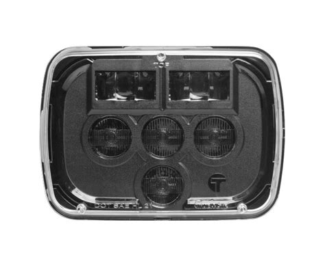 Truck Lite 37 Series Led 5x7 Rectangular Headlight Quadratec