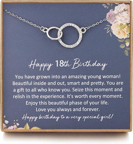 Nourishlov 18th Birthday Ts For Girls Sterling Silver Cz