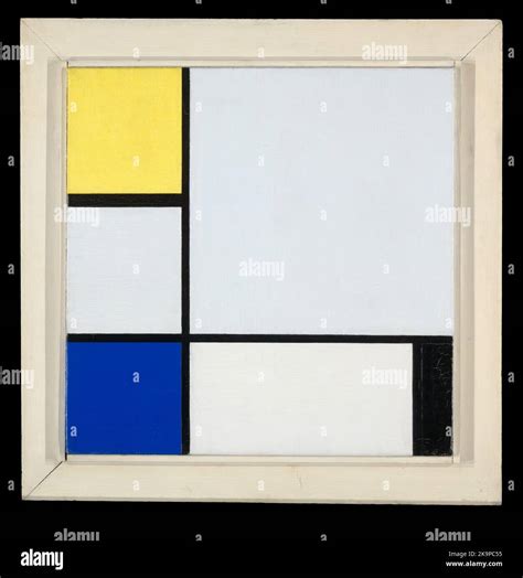 Composition Blue Yellow Piet Mondrian Immagini E Fotografie Stock Ad