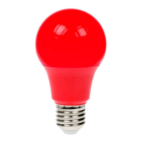 Prolite 6w Dimmable Led Polycarbonate Gls Lamp Es Red