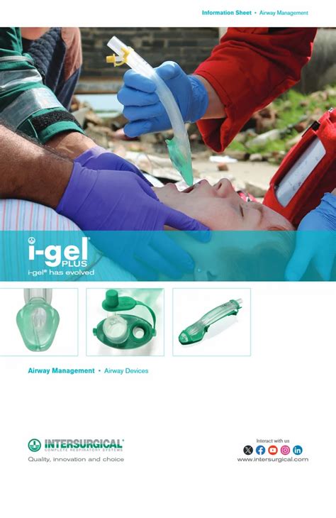 Silicone I Gel Supraglottic Airway Size 0 At ₹ 2280 Piece In Srinagar Id 2856590843955