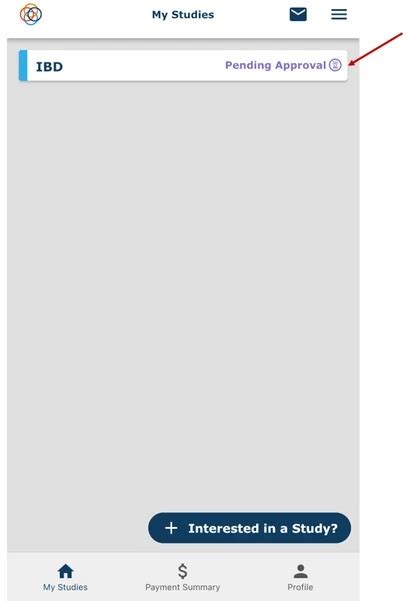 Pending Approval Status