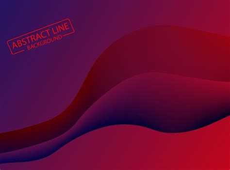 Premium Vector Abstract Line Wave Background
