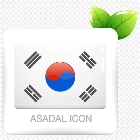 手绘卡通精美韩国国旗图标PNG图片素材下载 图片编号qrvpbpeq 免抠素材网