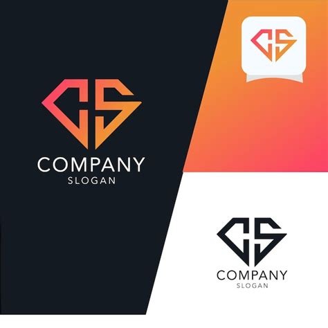 Premium Vector Modern Monogram Initial Letter Cs Logo Design Template