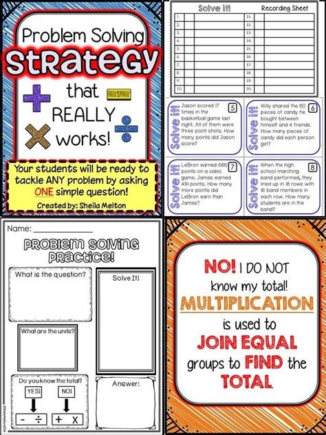 Word Problems Problem Solving Strategy That REALLY WORKS Problem Solving Strategies Word